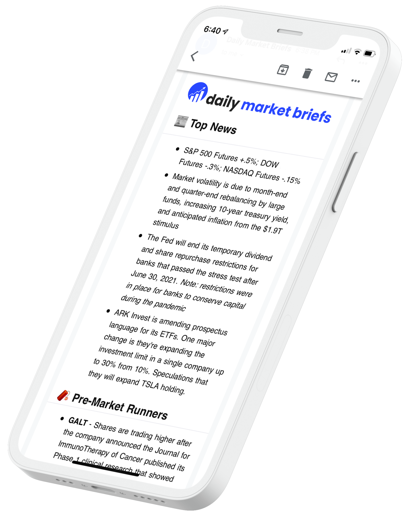 Daily Market Briefs | Subscribe